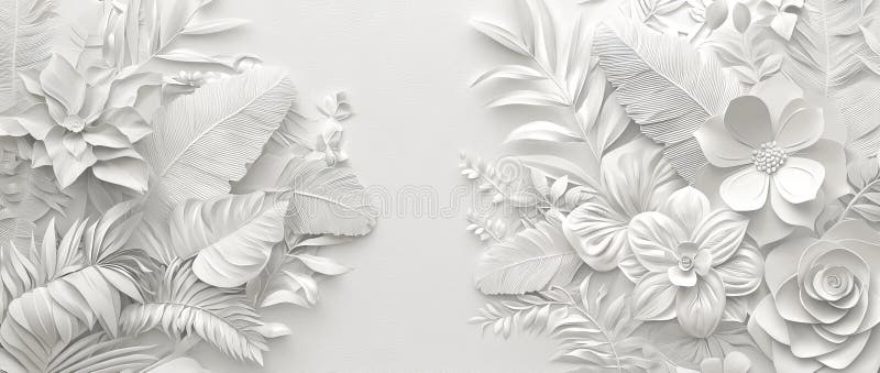 Flowering and Leafing White and Green Plant Stock Image - Image of tree ...