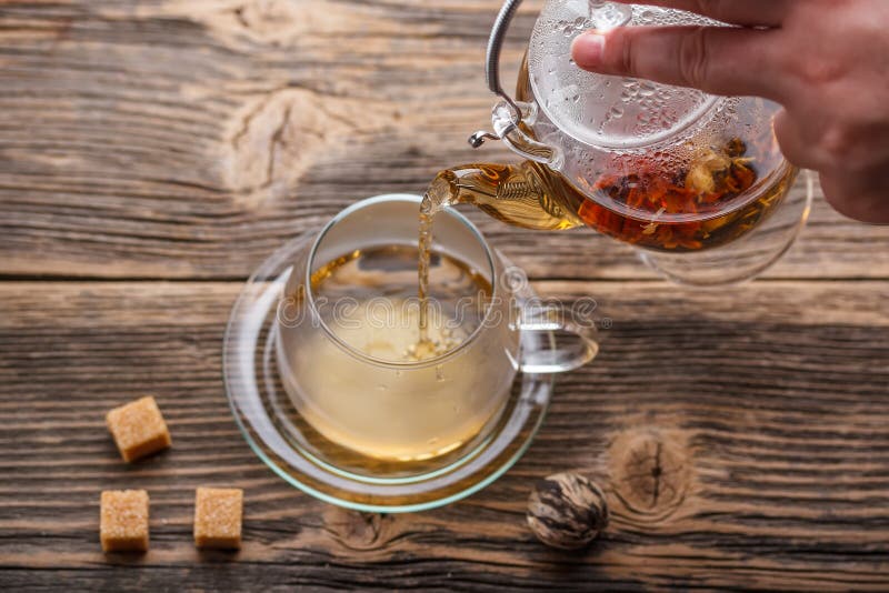 Flowering tea stock image. Image of healthy, lump, still - 29230819