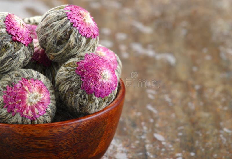 Flowering tea rosettes stock photo. Image of handsewn - 5762800