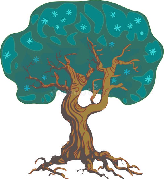 Flowering Tree Roots Stock Illustrations – 413 Flowering Tree Roots ...