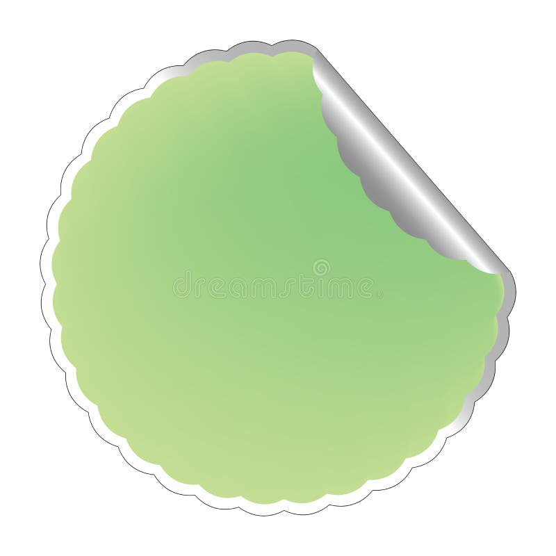 Flowerish Light Green Label Stock Vector - Illustration of marketing ...