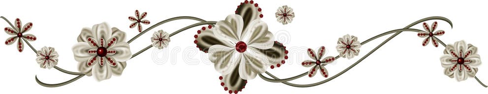 Row Flowers Border Stock Illustrations – 2,472 Row Flowers Border Stock ...