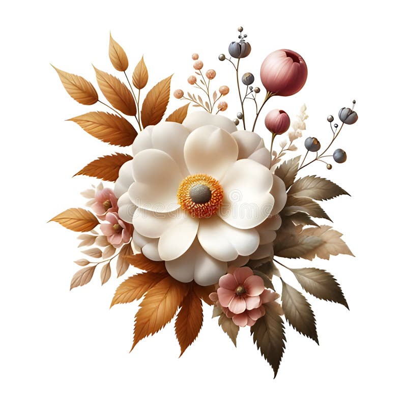 Flowers Butterflies Illustration Stock Illustration - Illustration of ...