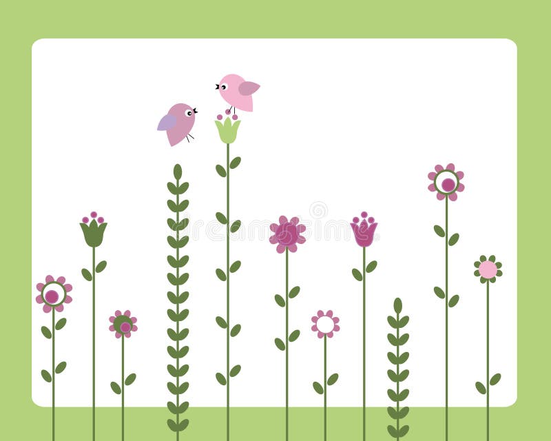 Flowers card stock vector. Illustration of card, creative - 17360871