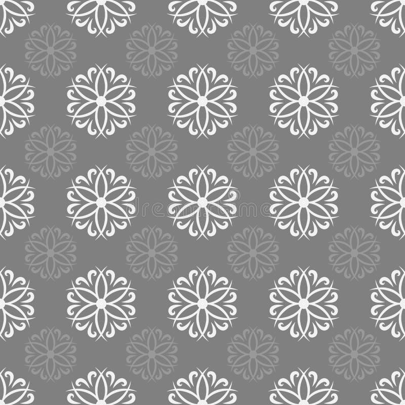 Repetitive Flowers and Small Hearts. Cute Girly Seamless Pattern. White ...