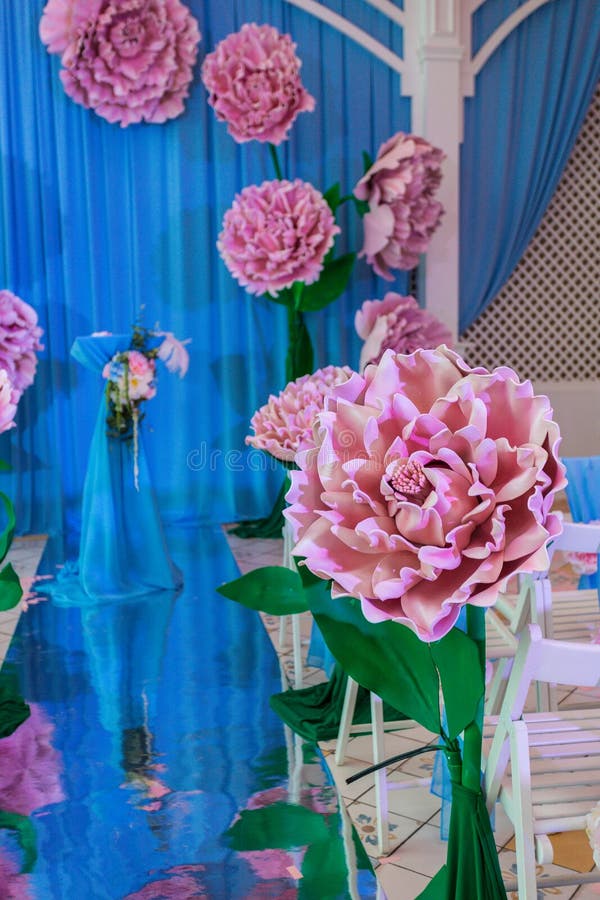 Flowers decor stock photo. Image of hall, table, decor - 70066066