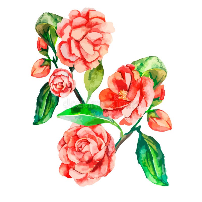 Flowers Decorative. Vector Realistic Flower. Stock Vector ...