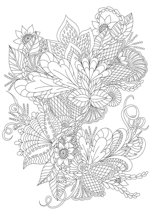 Overlapping Mandalas Adult Coloring Page Stock Illustrations – 8 ...