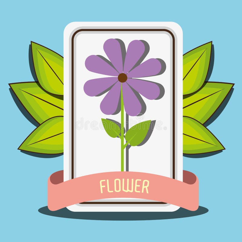 Flowers graphic design stock illustration. Illustration of botany ...
