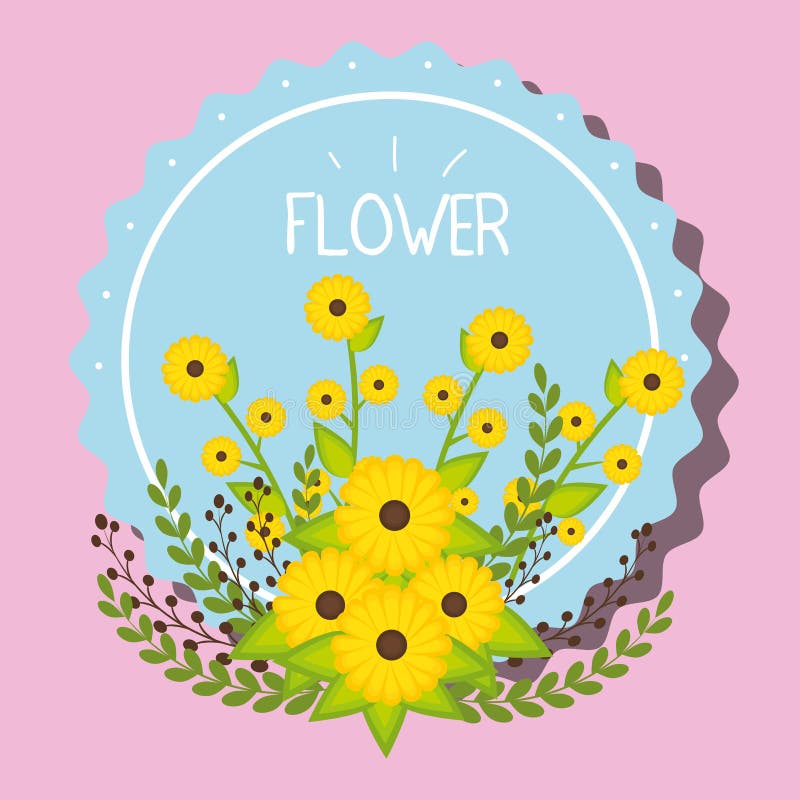 Flowers graphic design stock illustration. Illustration of ornate ...