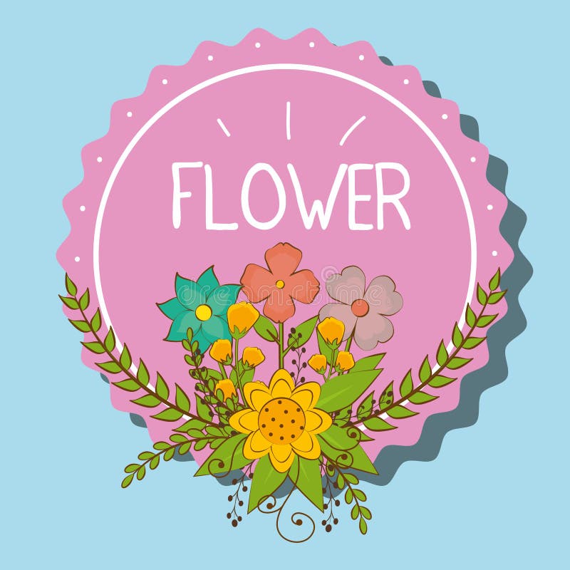 Flowers graphic design stock illustration. Illustration of ornate ...