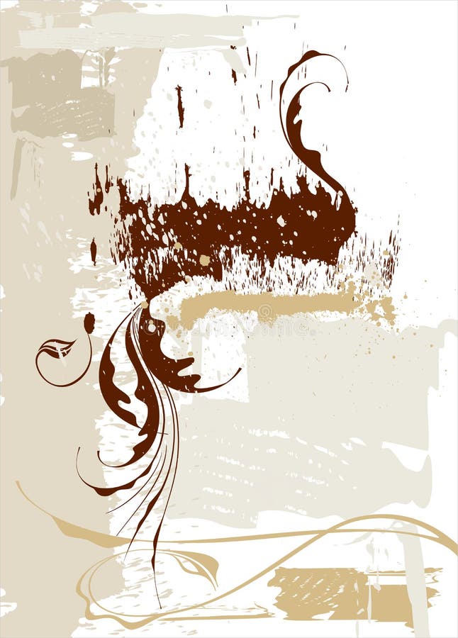 Flowers grunge background stock vector. Illustration of pattern - 2230694