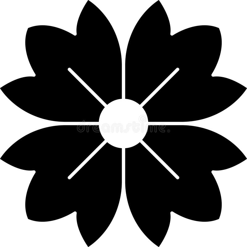 Flowers Icon. Flower Icon Set. Vector Illustration of a Flower Stock ...