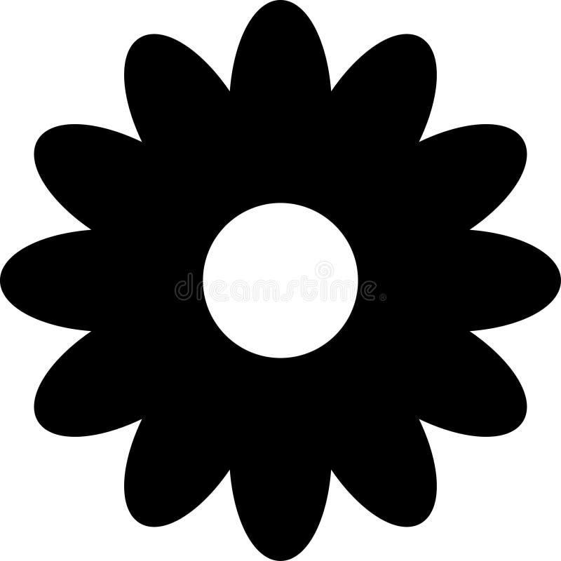 Flowers Icon. Flower Icon Set. Vector Illustration of a Flower Stock ...