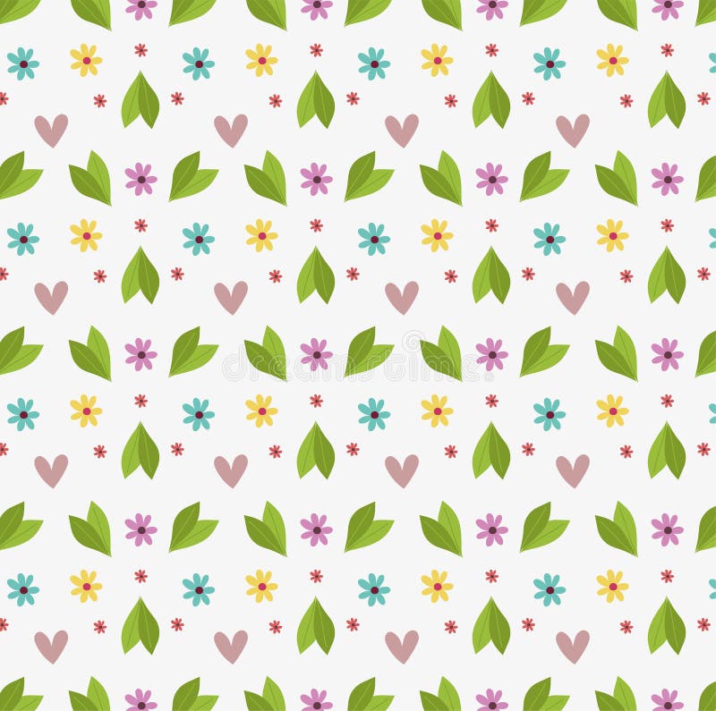 Flowers leaf pattern stock vector. Illustration of botanic - 218011903