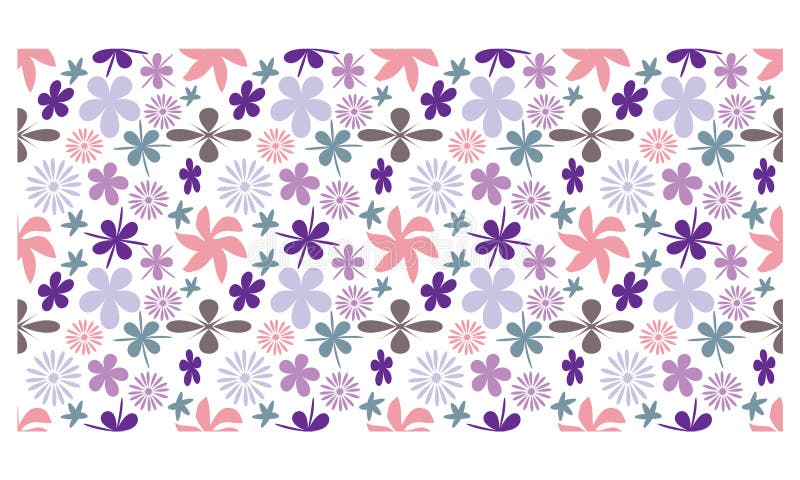 Repeated Pattern Bundle Pack, Flowers Leaves Vector Pattern Pattern ...