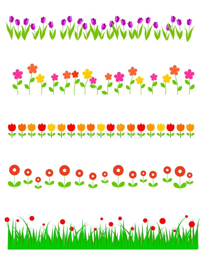 Spring Divider Clipart