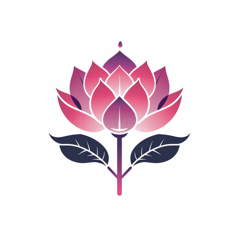 Flowers Logo Design Concept Generative AI Stock Illustration ...