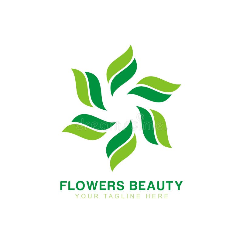 Flowers Logo Design Inspiration. Logo Modern Template Stock Vector ...