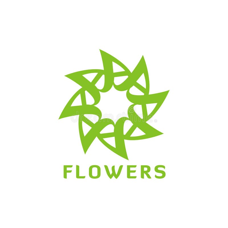 Flowers Logo Design Inspiration Vector Stock Illustration ...