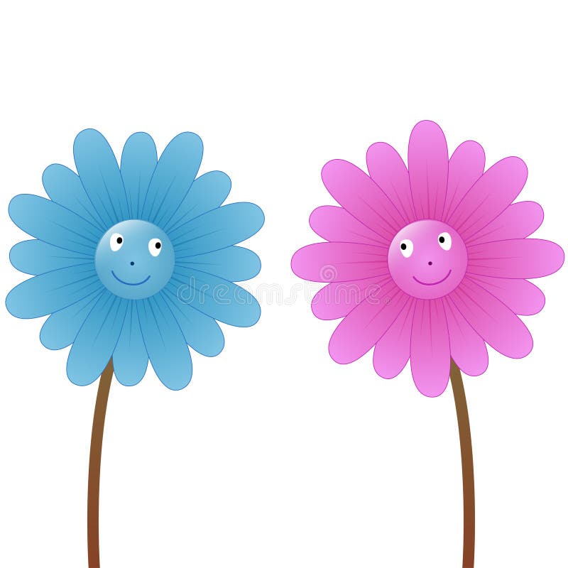 Flowers in Love stock vector. Illustration of spring - 37055997