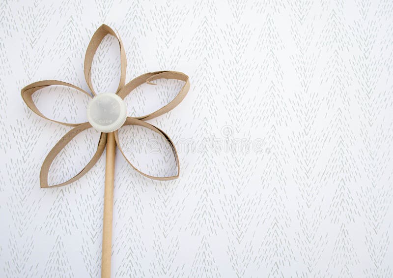 Flowers made of recycles stock image. Image of plastic - 209422023