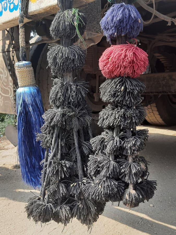 Flowers Made with Sewing Thread for Decorative Purpose Stock Photo ...