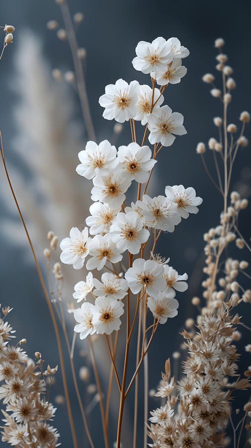 Flowers in Muted, Earthy Tones, Creating a Feeling of Calm and Elegance ...