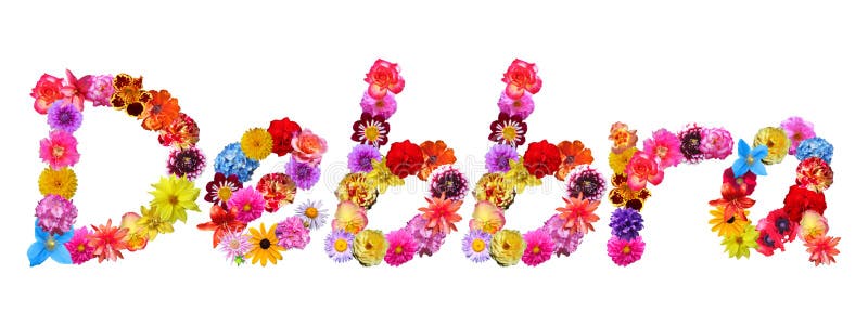 Flowers Name Debbra stock illustration. Illustration of garden - 85441760