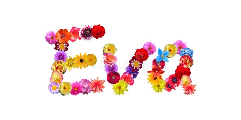 Eva Name Logo Discover Eva In Flower Language – Beautiful Floral