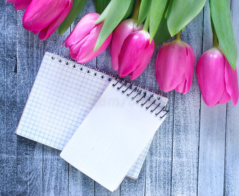 Flowers and note stock image. Image of green, floral - 39142069