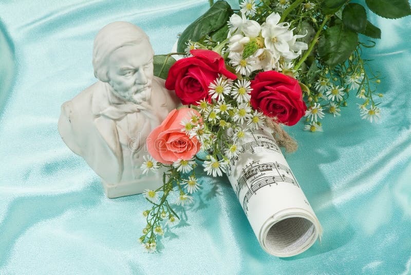 Flowers and Noted stock image. Image of flower, decoration - 203757139