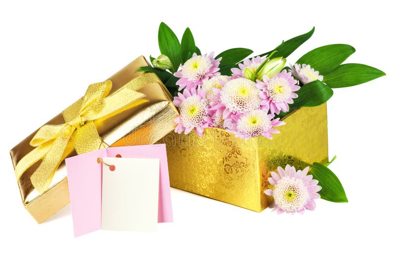 Open golden gift boxes stock photo. Image of celebration - 23364662