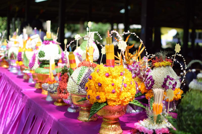 Flowers for Saluting Teachers Stock Image - Image of event, purple ...