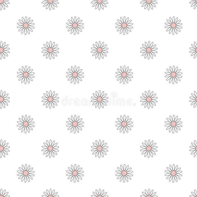 Flowers Seamless Pattern. Floral Digital Paper Stock Vector ...