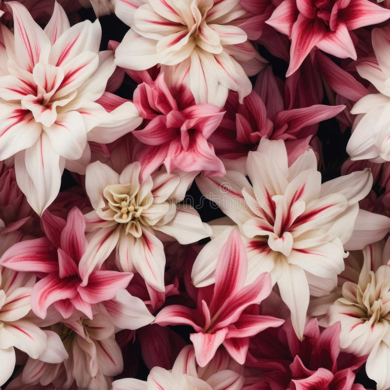 Flowers, seamless texture stock illustration. Illustration of pattern ...