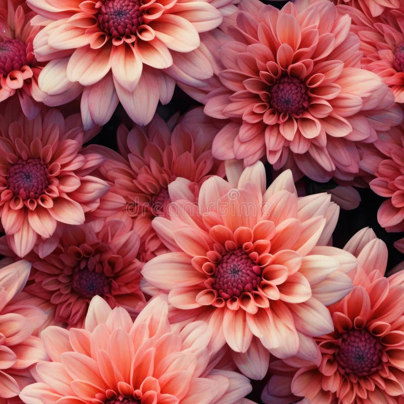 Flowers, seamless texture stock illustration. Illustration of spring ...