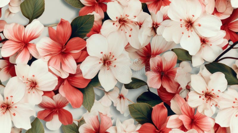 Flowers, seamless texture stock illustration. Illustration of grass ...