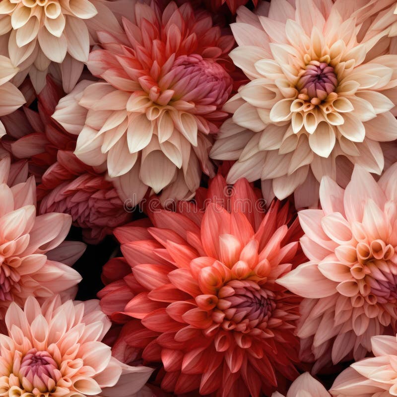 Flowers, seamless texture stock illustration. Illustration of flowers ...