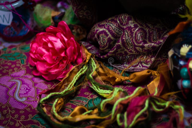 Flowers, threads and craft stock photo. Image of sacred - 54980384