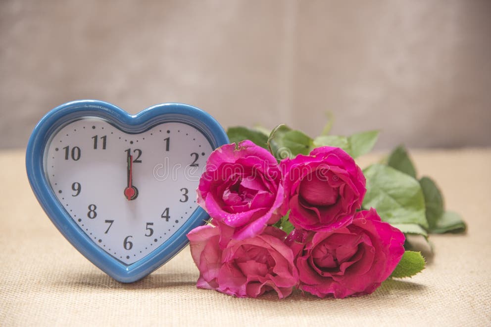 Flowers and time with love stock image. Image of lovely - 96868733