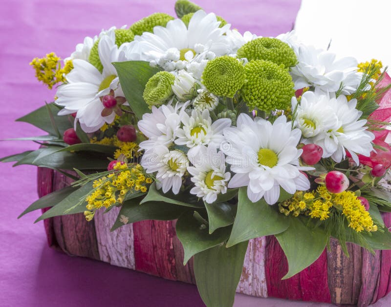 Flowers Vase Put on the Table Stock Image - Image of pretty, still ...