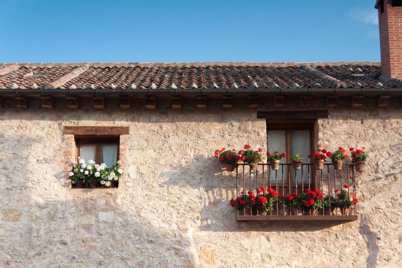 Flowery house stock image. Image of floral, glass, flower - 23746113