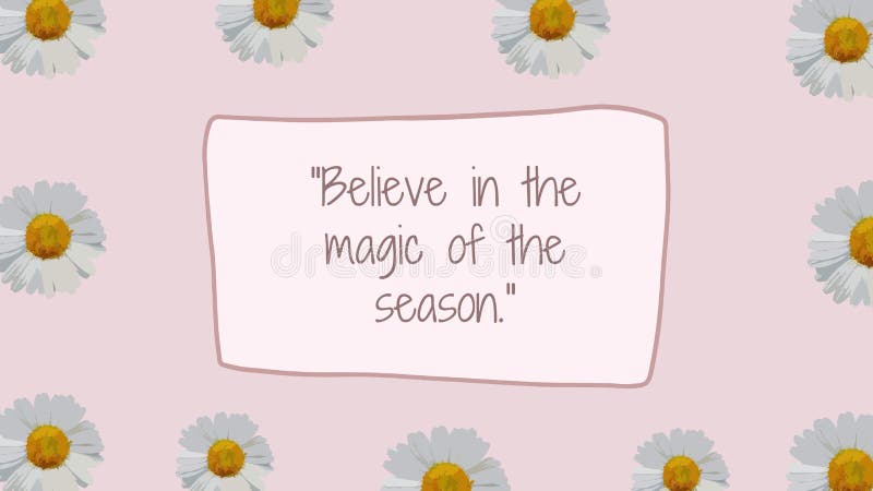 Flowery Shabby Chic Quote Desktop Wallpaper Stock Illustration ...