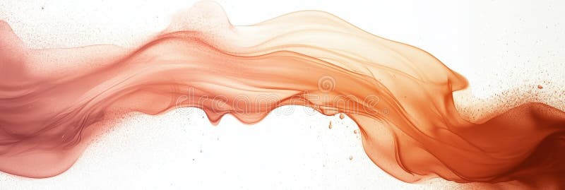Flowing Abstract Background with Light Orange and White Colors ...