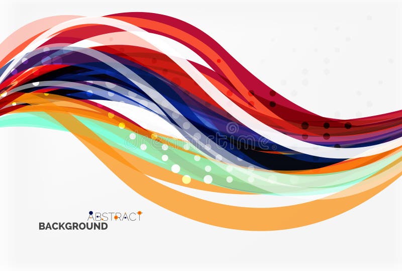 Flowing Abstract Background Stock Vector - Illustration of backdrop ...