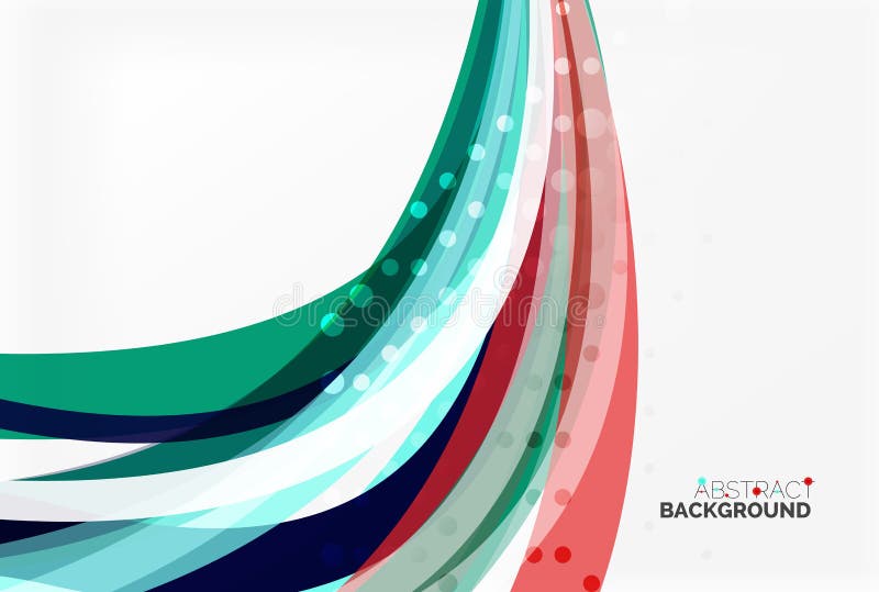 Flowing Abstract Background Stock Vector - Illustration of gloss ...