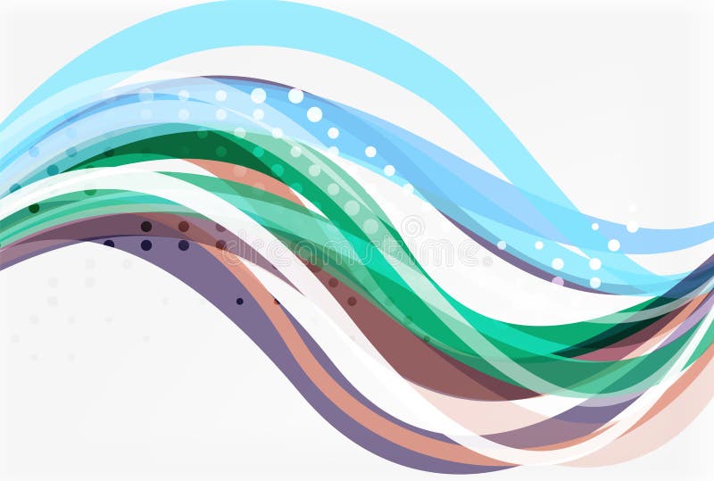 Flowing Abstract Background Stock Vector - Illustration of decorative ... Flowing Abstract Background Stock Vector - Illustration of decorative ...