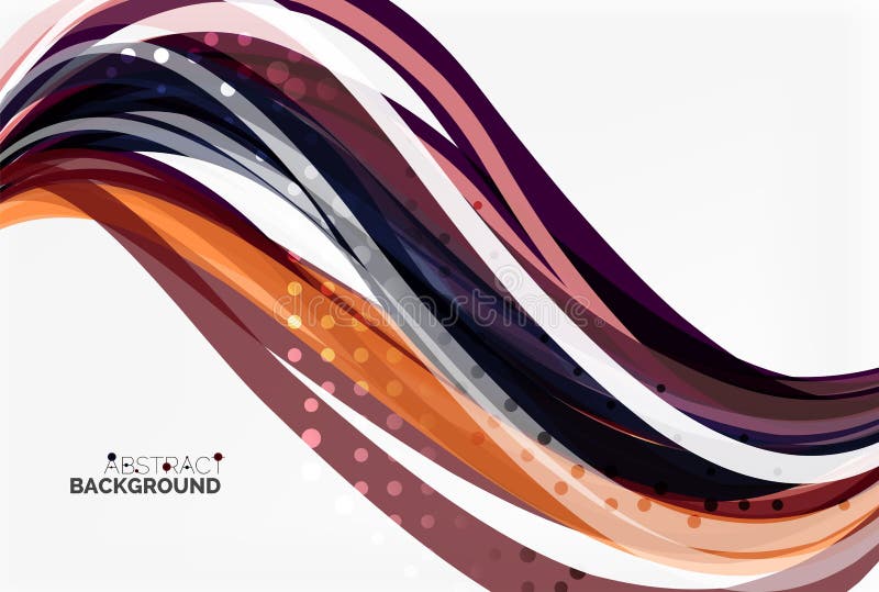 Flowing Abstract Background Stock Vector - Illustration of decorative ... Flowing Abstract Background Stock Vector - Illustration of decorative ...