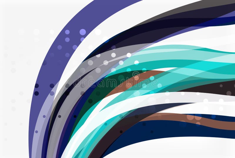 Flowing Abstract Background Stock Vector - Illustration of abstract ...